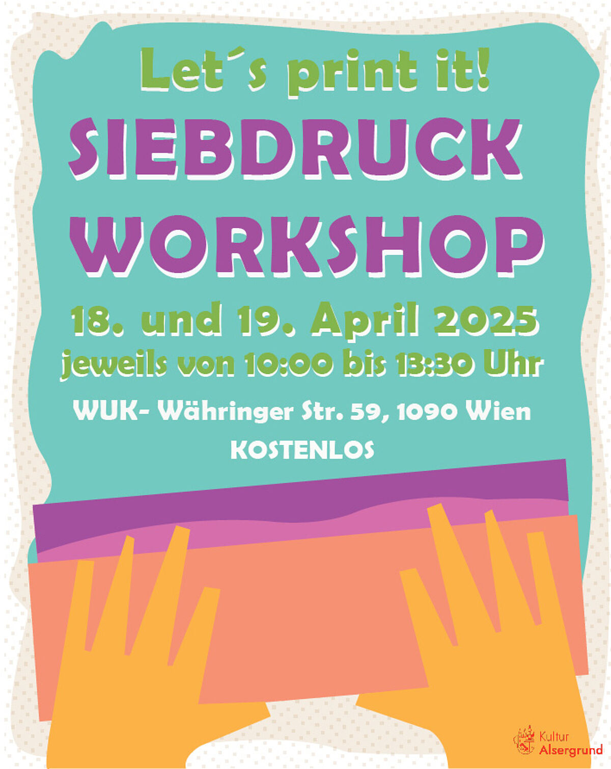 Kostenloser Siebdruck-Workshop